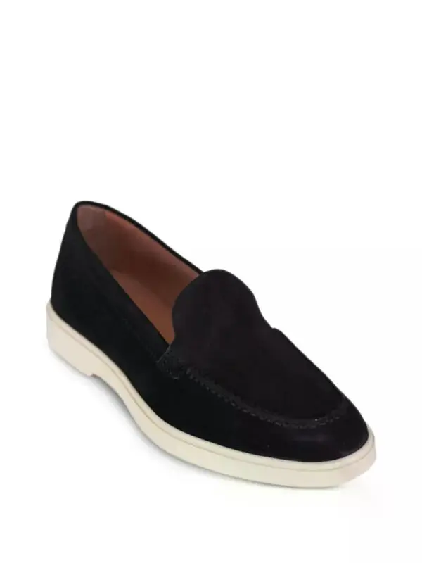 Santoni Suede Loafers