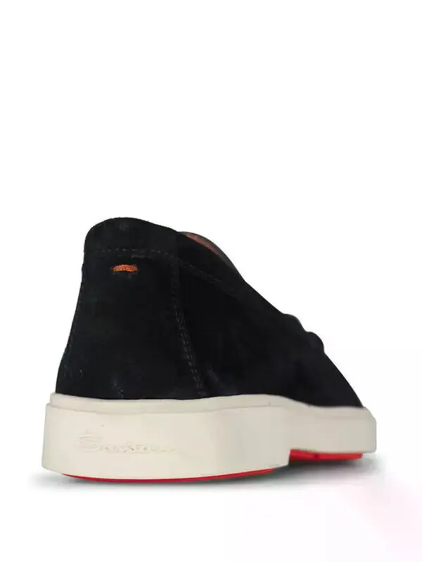Santoni Suede Loafers