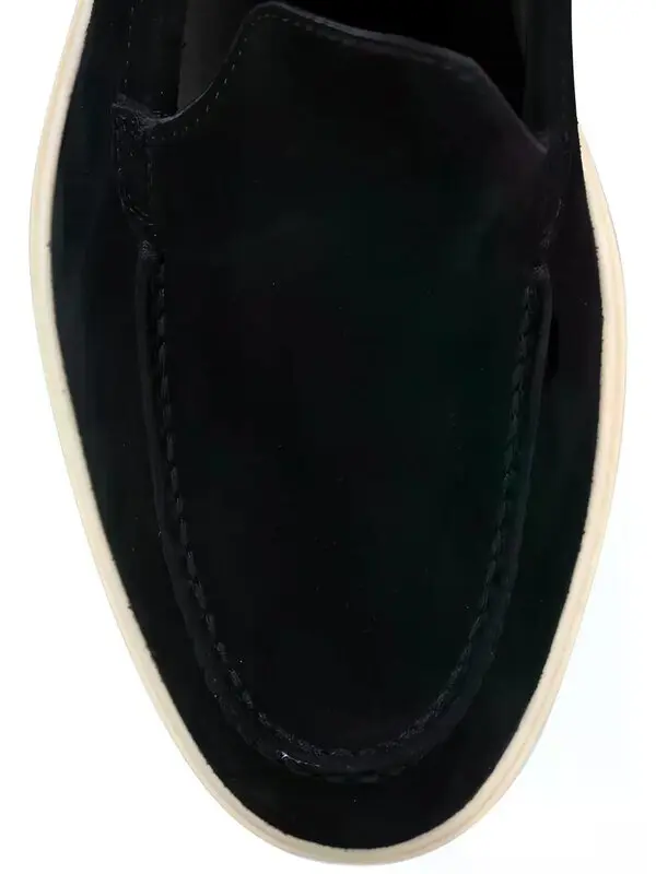 Santoni Suede Loafers
