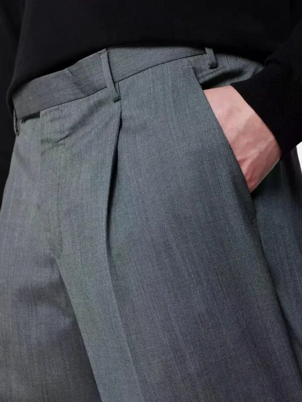 PT TORINO Pleat-detail Tailored Trousers