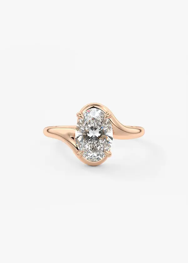 FRANK DARLING The Calla Oval Ring - Yellow Gold