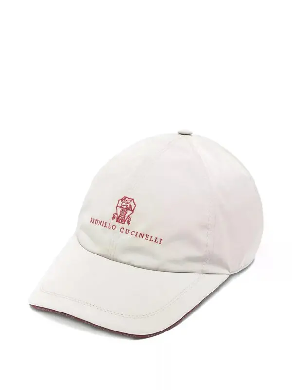 Brunello Cucinelli Logo-embroidered Baseball Cap - Neutrals