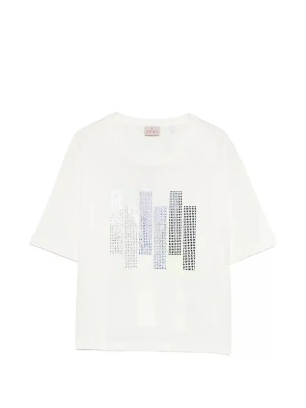 Marella Embellished T-shirt - White