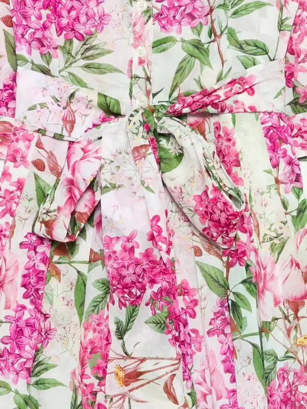 Samantha Sung Audrey Floral Midi Dress - White