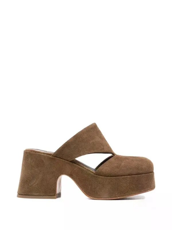 CURIOSITÈ Cut-out Detail Mules