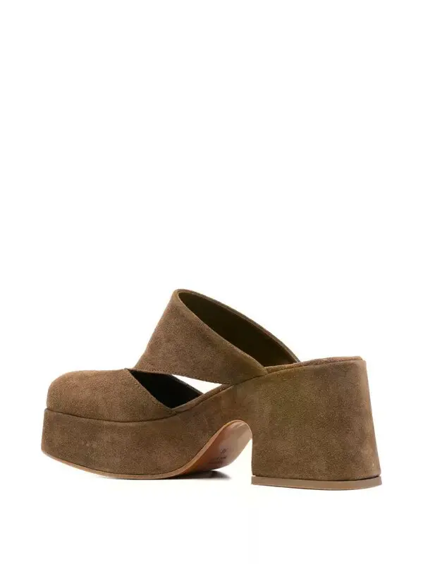 CURIOSITÈ Cut-out Detail Mules