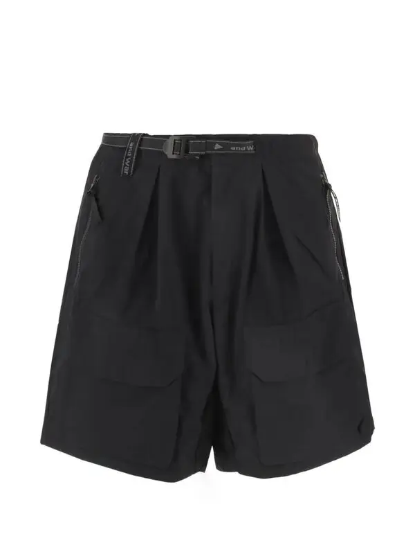 AND WANDER Pleated Bermuda Shorts