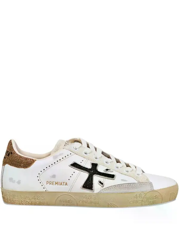 Premiata Logo Sneakers - White
