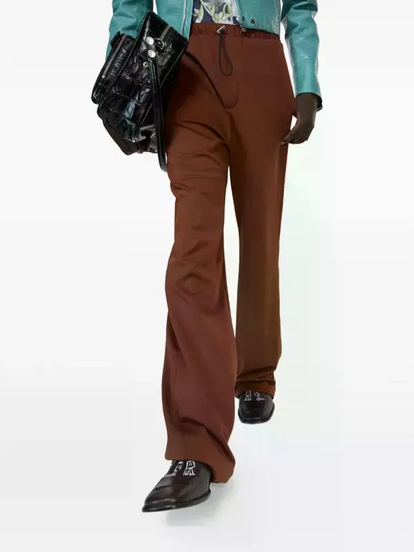 Acne Studios Embroidered Trousers - Brown