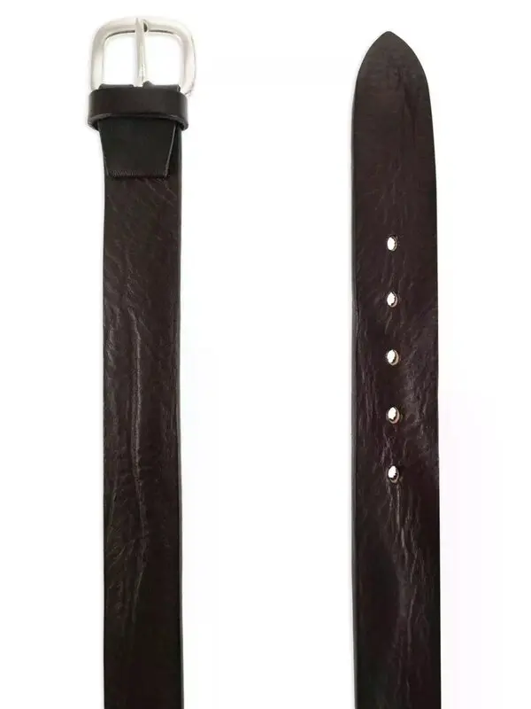 ALBERTO LUTI Textured Buckle Belt
