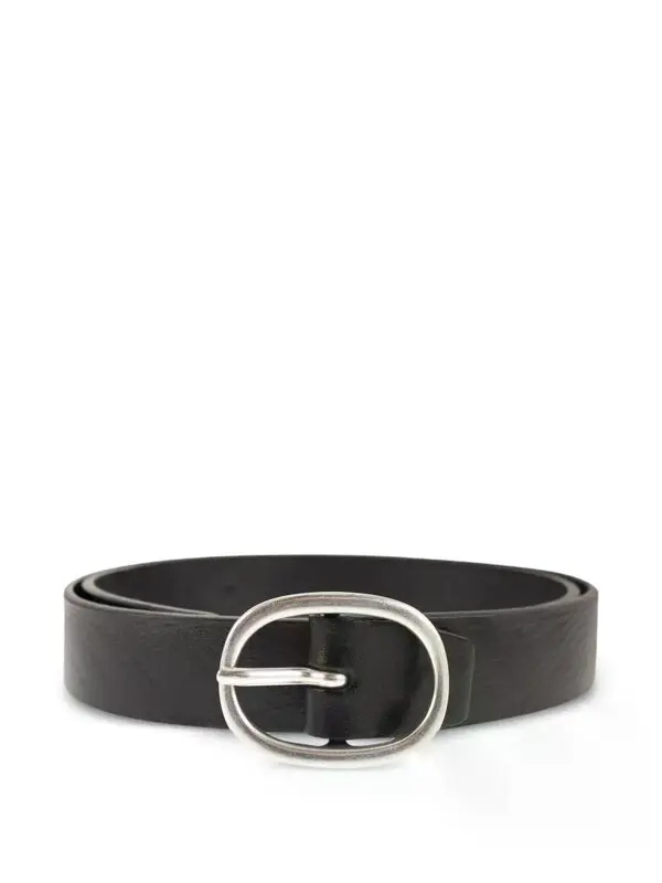 ALBERTO LUTI Ring-buckle Belt - Black