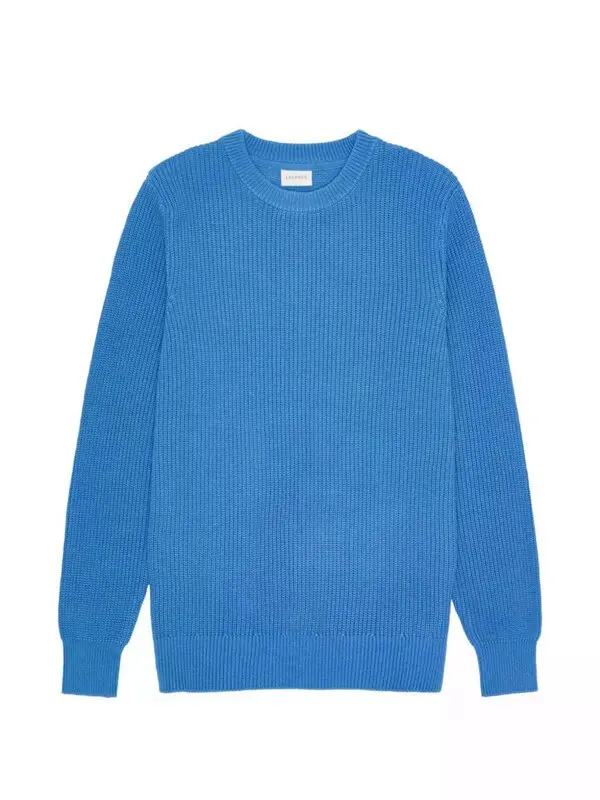 LES DEUX Gary Ribbed Sweater - Blue