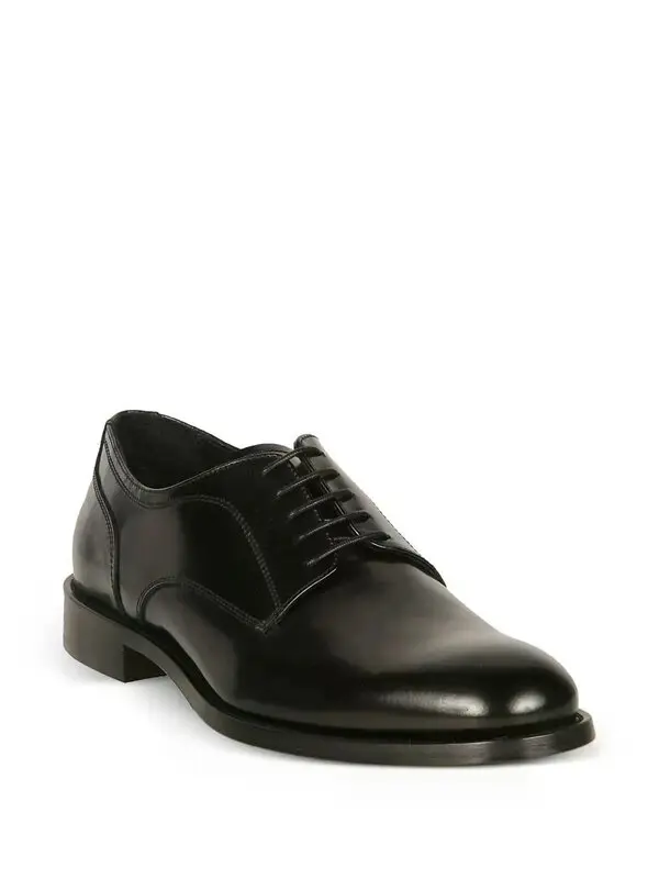 BALDININI Leather Derby Shoes - Black