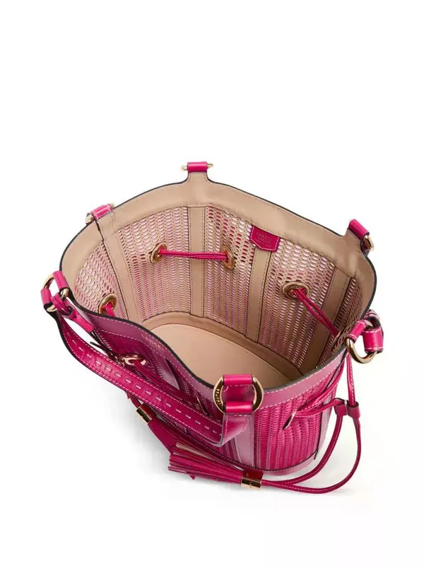 LANCEL Medium Premier Flirt Cut-out Bucket Bag - Pink