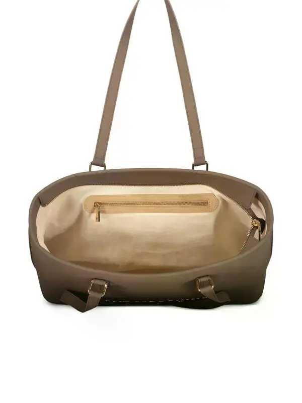 Moschino Logo-plaque Tote - Neutrals