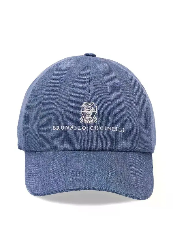 Brunello Cucinelli Logo-embroidered Baseball Cap - Blue