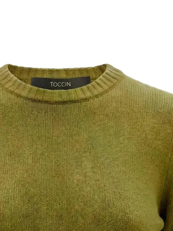 TOCCIN Short Sleeve Knitwear - Green
