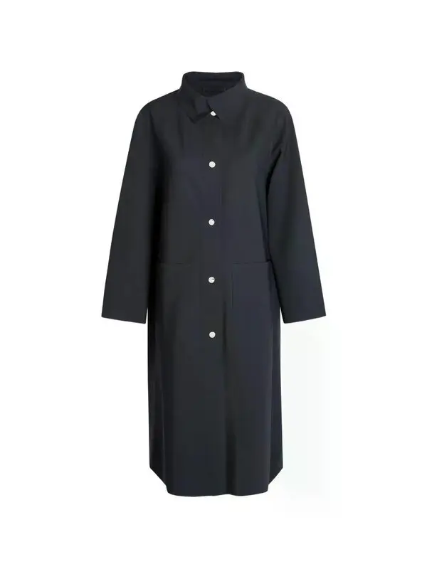 Herno Buttoned Coat With Patch Pockets