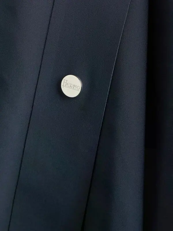 Herno Buttoned Coat With Patch Pockets