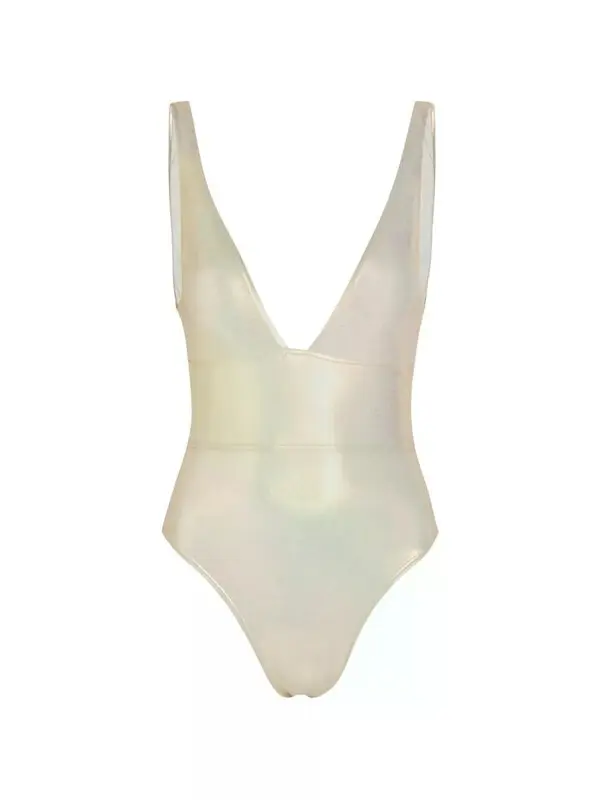 Melissa Odabash Caribbean V-neck Swimsuit - Gold