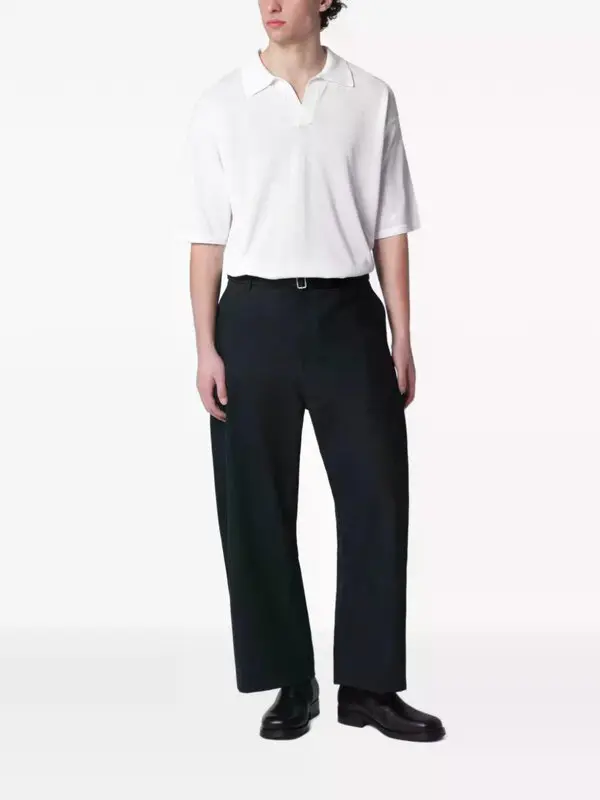 ROBERTO COLLINA Cotton Polo Shirt - White