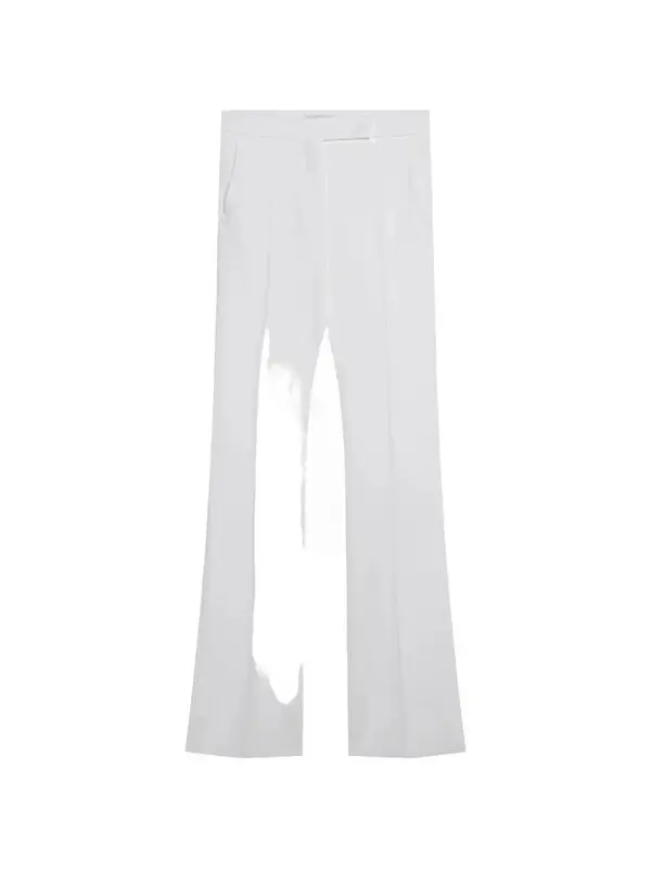 Max Mara Pleat-detail Trousers - White