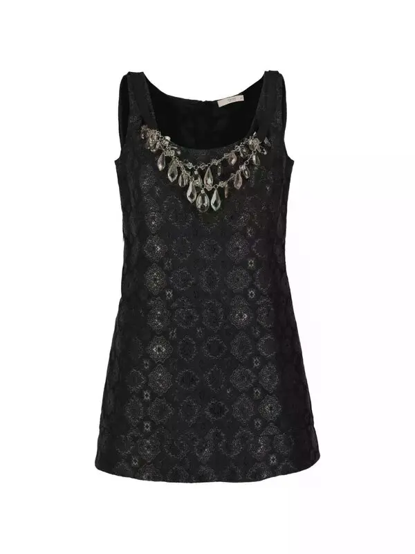 Prada Sleeveless Crystal-embellished Dress
