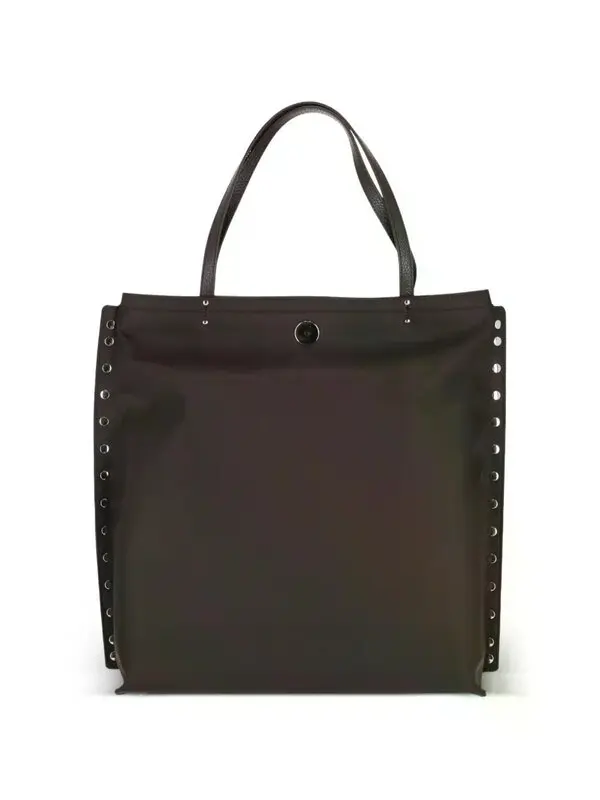 ZANELLATO Rivet Detail Tote - Brown