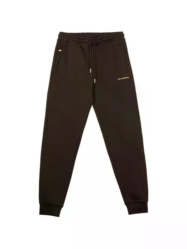 Karl Lagerfeld Drawstring-waist Logo Track Pants
