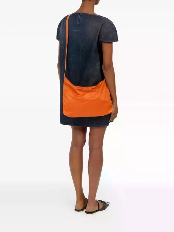 MAISON MARGIELA Logo Patch Messenger Bag - Orange