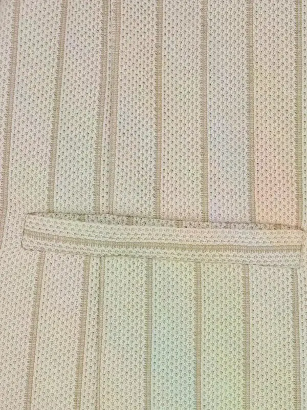 Max Mara Pinstripe Cotton Blazer - Neutrals
