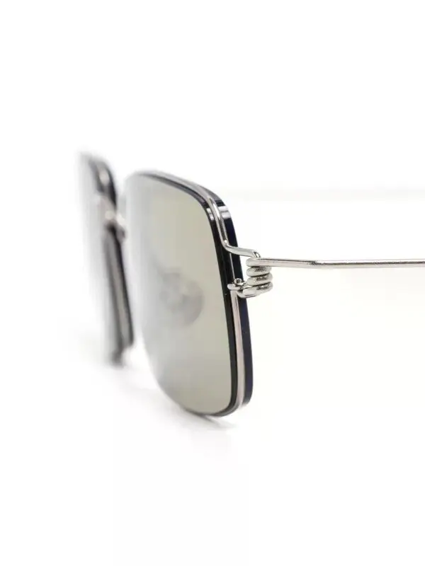 LINDBERG Rimless Rectangle-frame Sunglasses