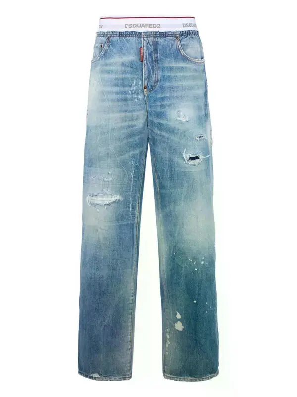 Dsquared2 Distressed Jeans - Blue