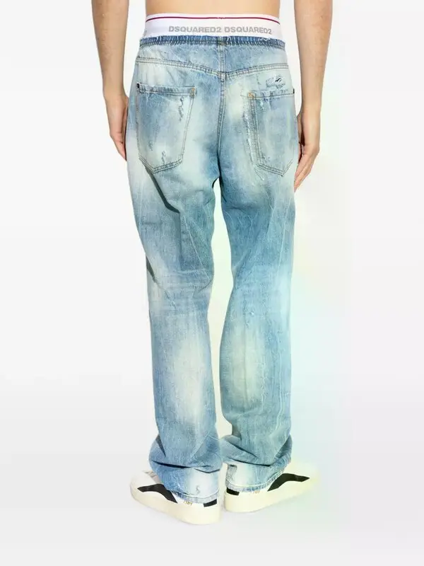 Dsquared2 Light Wash Denim Jogger Jeans