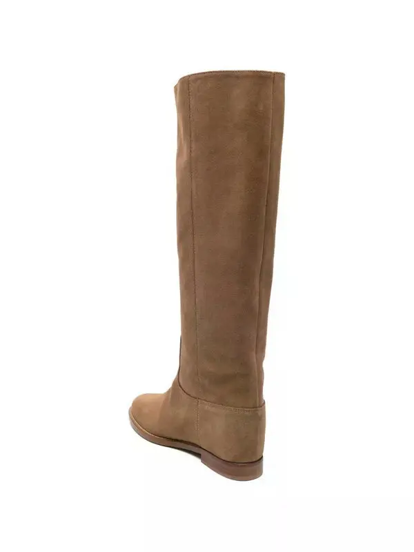 VIA ROMA 15 Metal Detail Boots - Brown