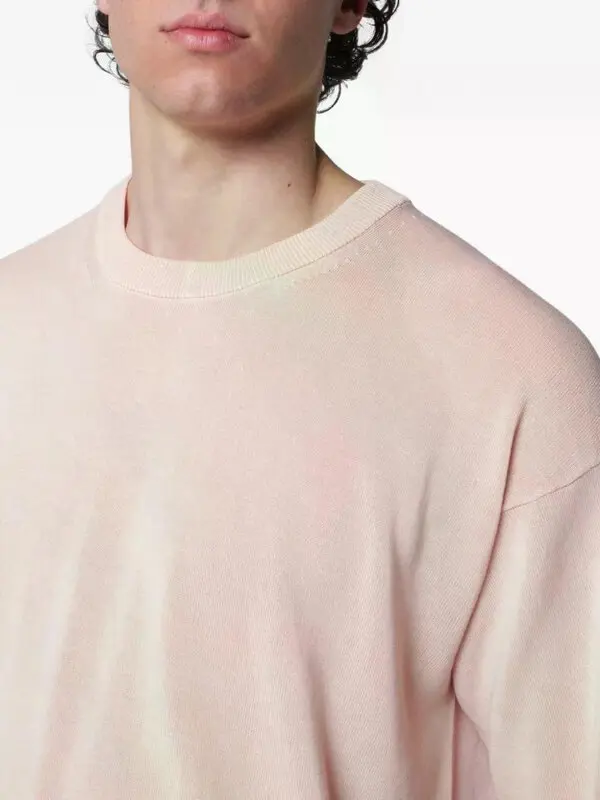 ROBERTO COLLINA Crew-neck Short-sleeve T-shirt - Pink
