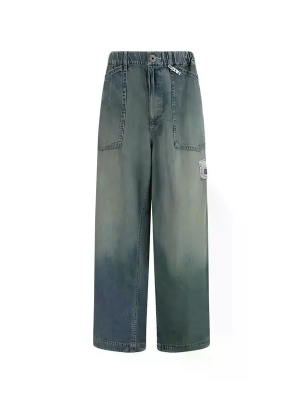 Mihara Yasuhiro Belted Back Jeans - Blue