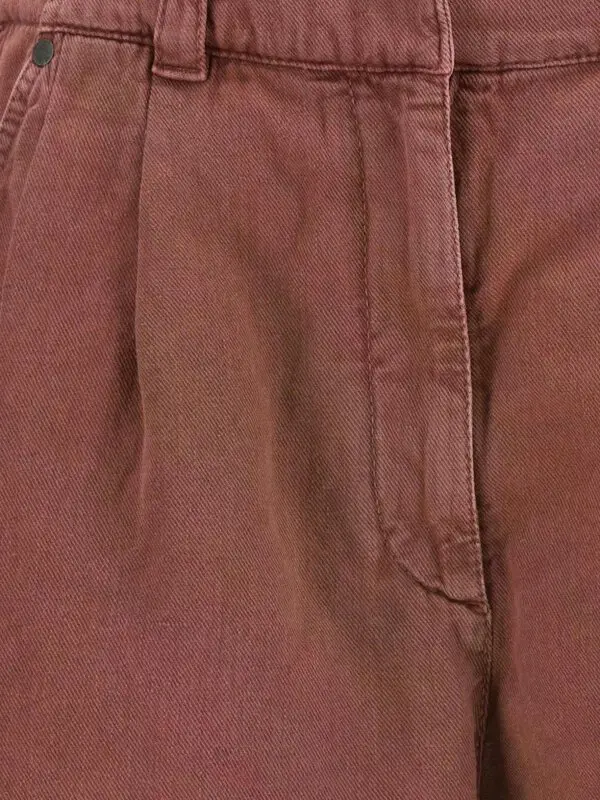 Brunello Cucinelli Pleated Bermuda Shorts - Brown