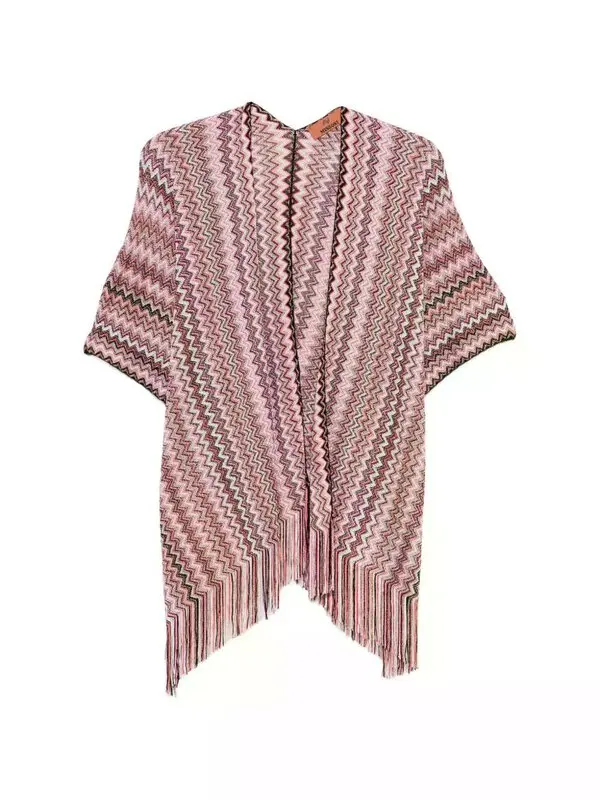 Missoni Fringe Jacket - Pink