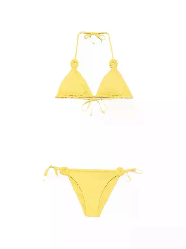 FISICO Ring-detail Bikini - Yellow