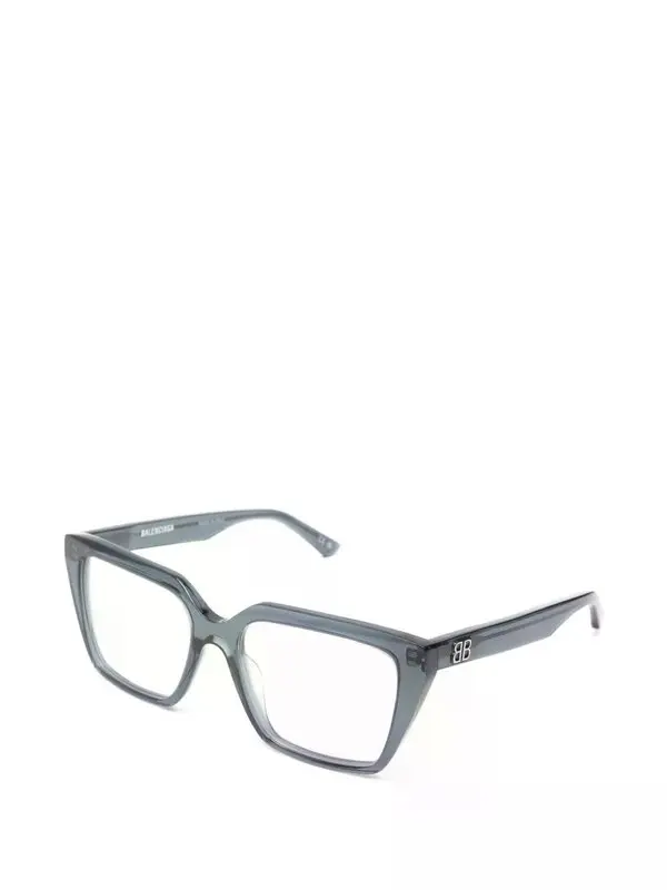 Balenciaga Square Frame Glasses - Black