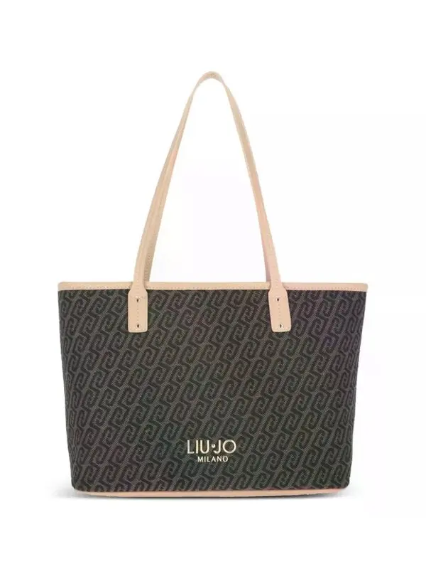 Liu Jo Medium Jacquard Shoulder Bag - Brown