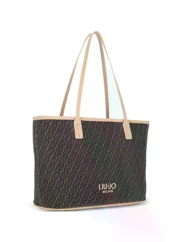 Liu Jo Medium Jacquard Shoulder Bag - Brown