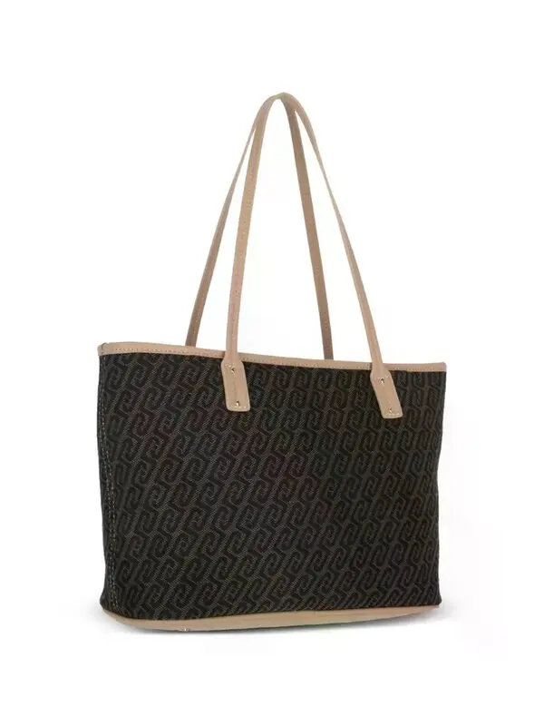 Liu Jo Medium Jacquard Shoulder Bag - Brown