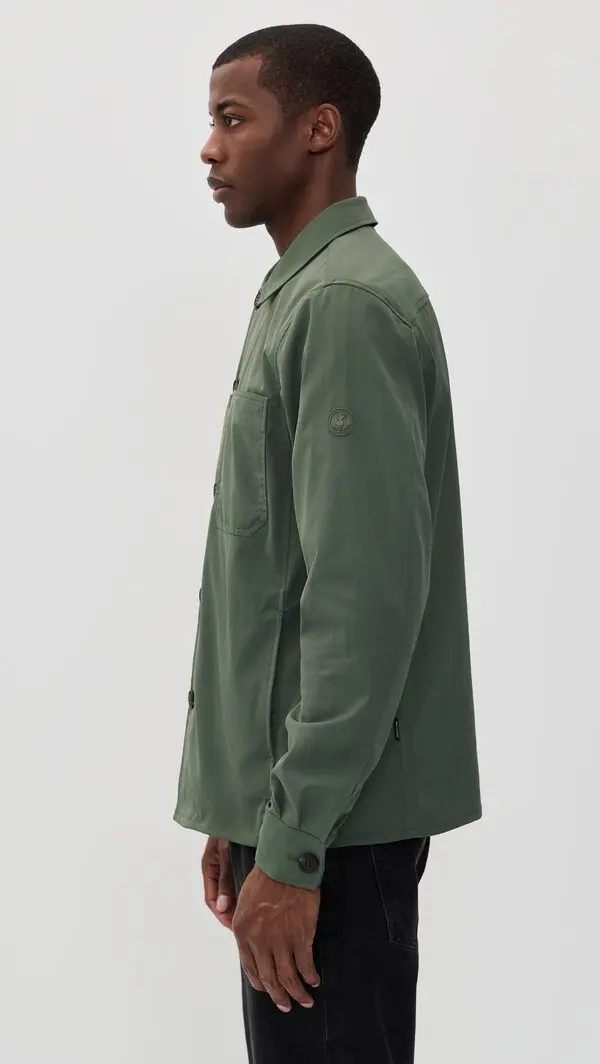 SAVE THE DUCK Basil Shirt Jacket - Thyme Green