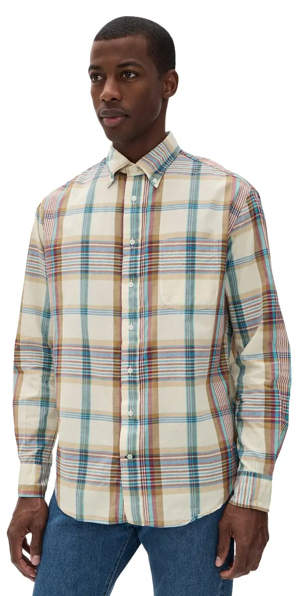 Gitman Bros Archive Madras Shirt