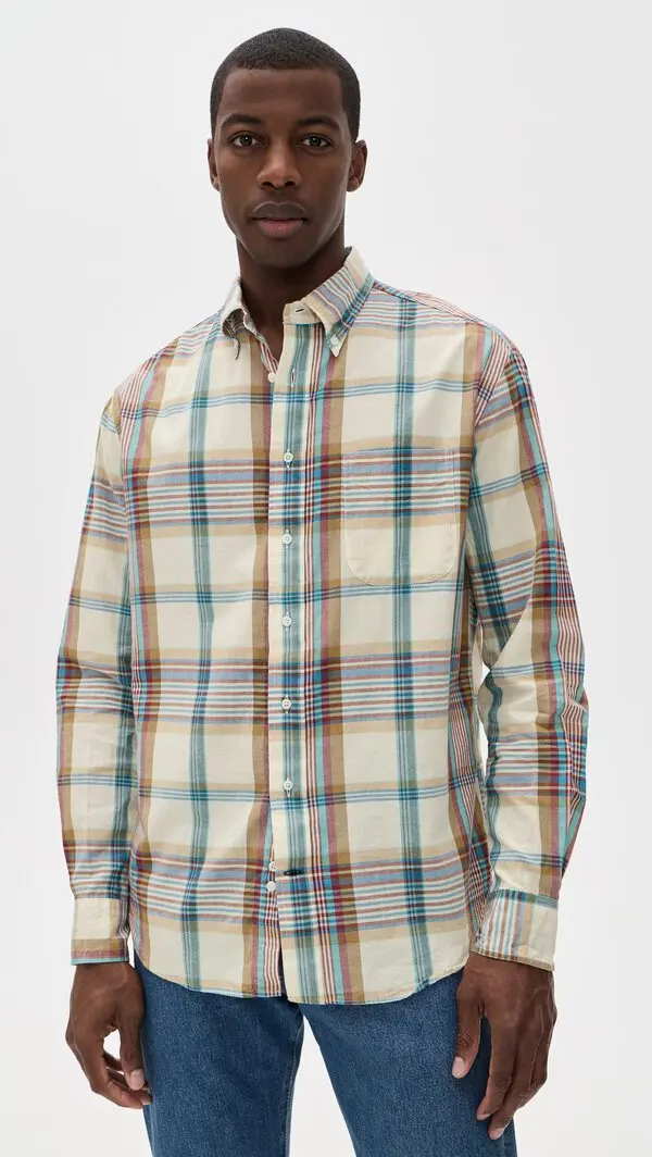 Gitman Bros Archive Madras Shirt