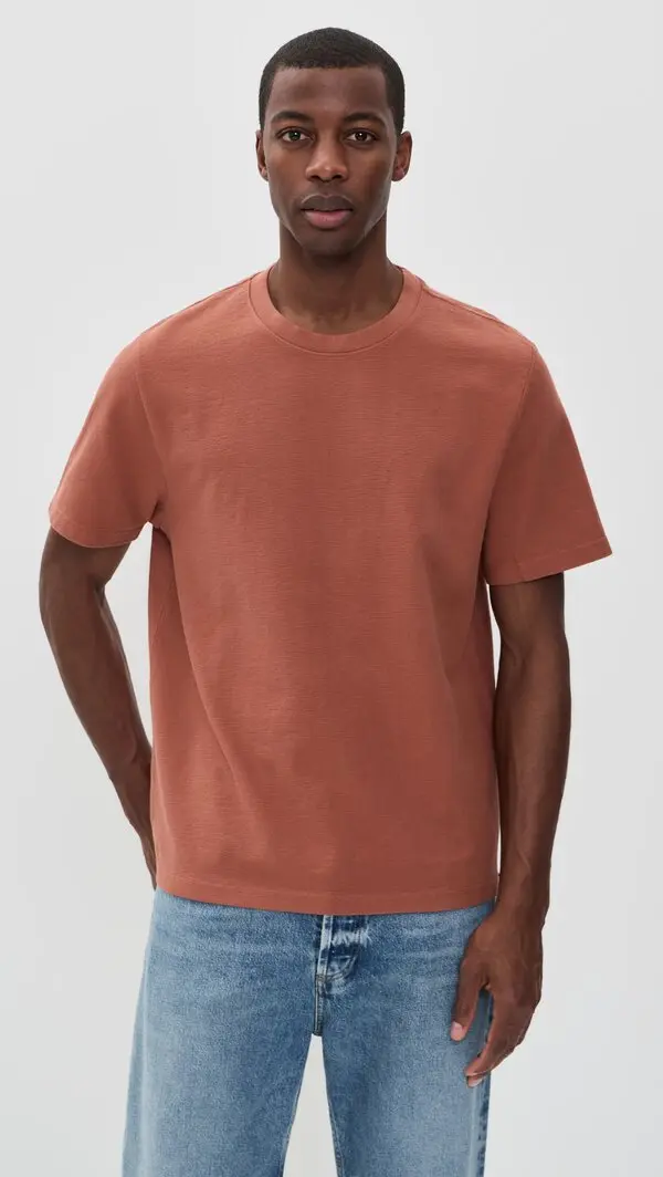 WAX LONDON Dean Tee - Rust