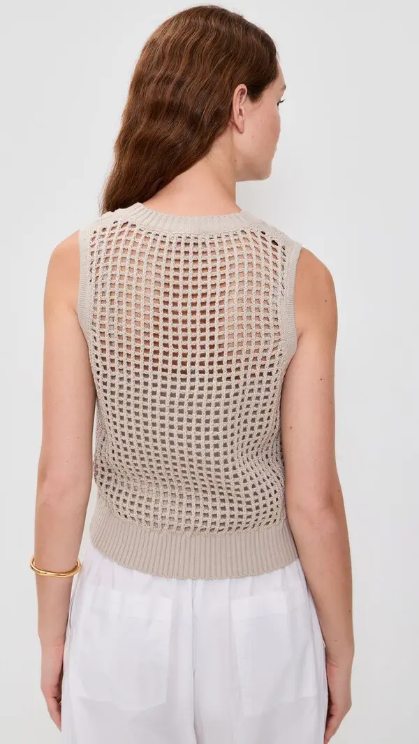 Splendid Camellia Sweater Tank Top - Fawn