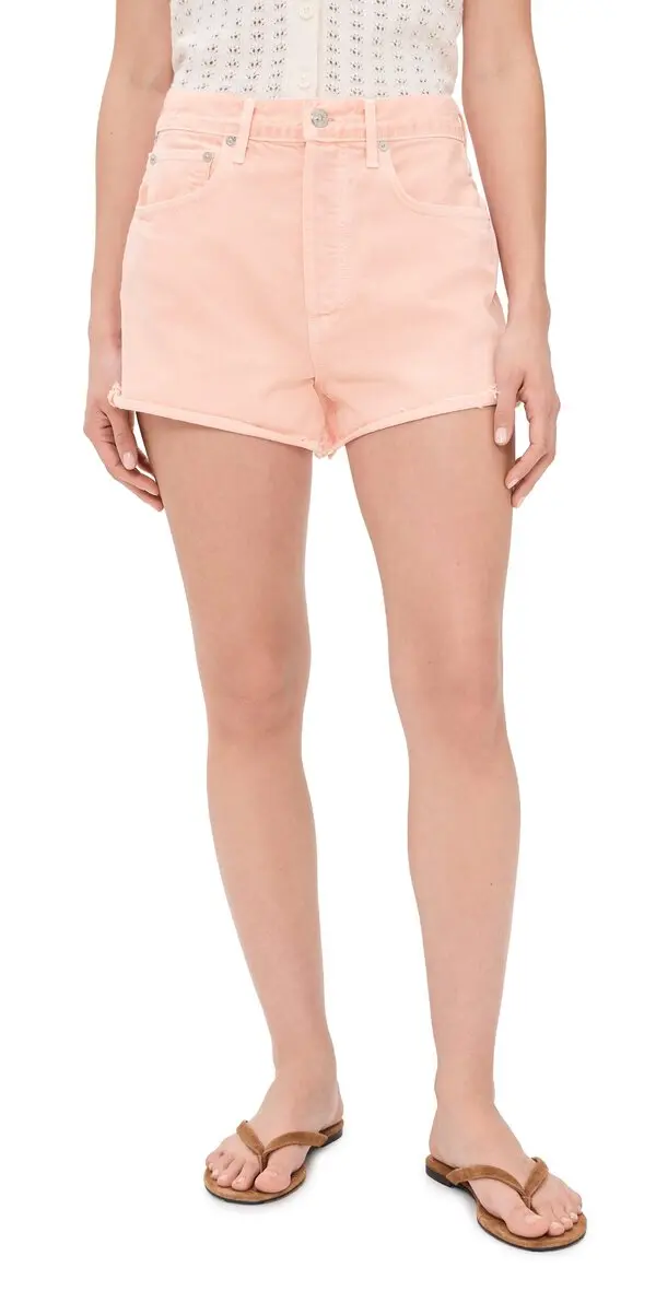 Citizens Of Humanity Marlow Vintage Denim Shorts - Melon Crème